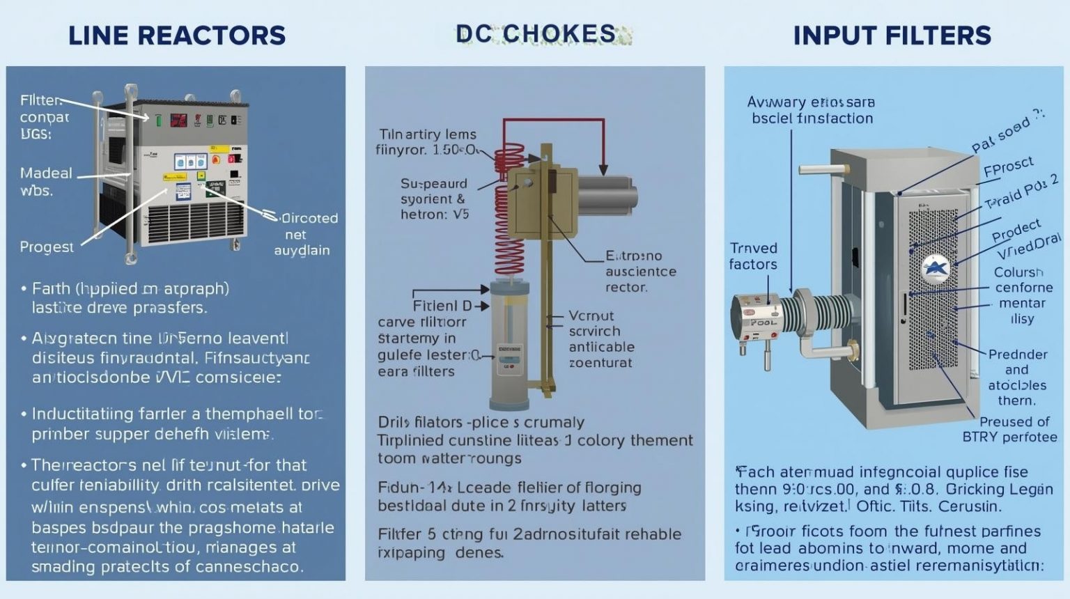 Line Reactors Vs DC Chokes Vs Input Filters For VFDs