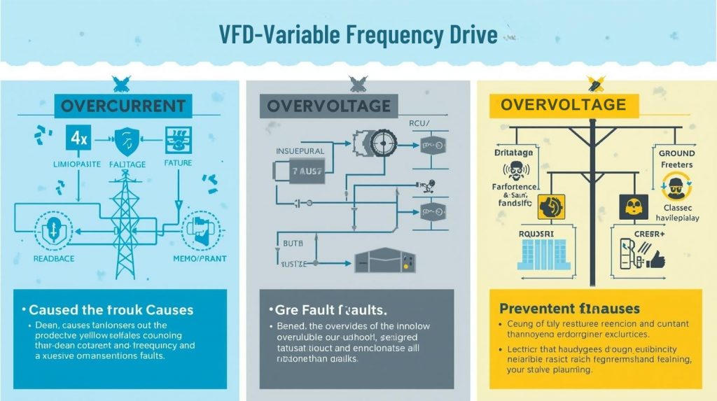 VFD Overcurrent, Overvoltage & Ground Faults Explained